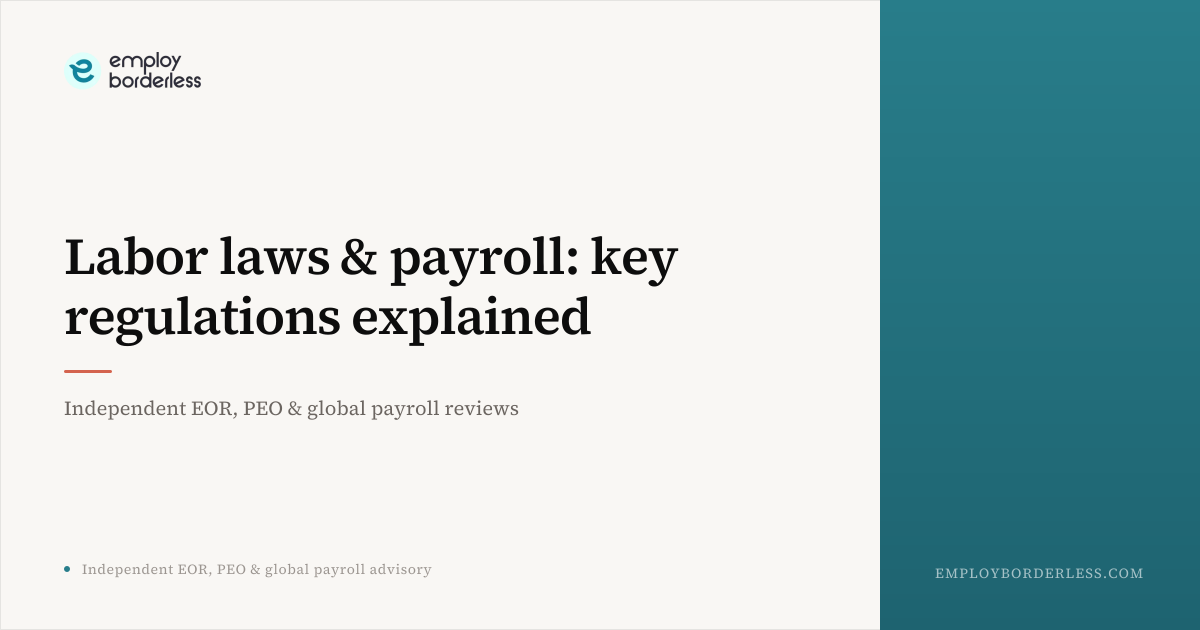 Labor laws & payroll: key regulations explained