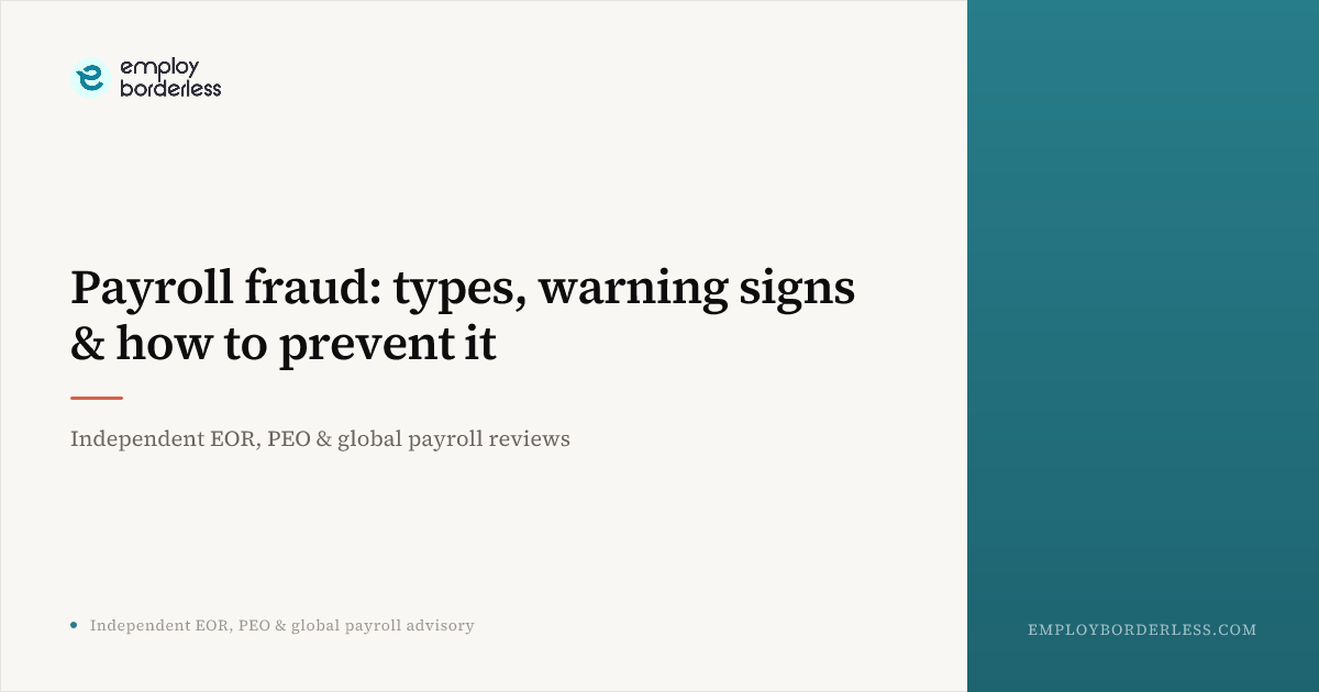 Payroll fraud: types, warning signs & how to prevent it